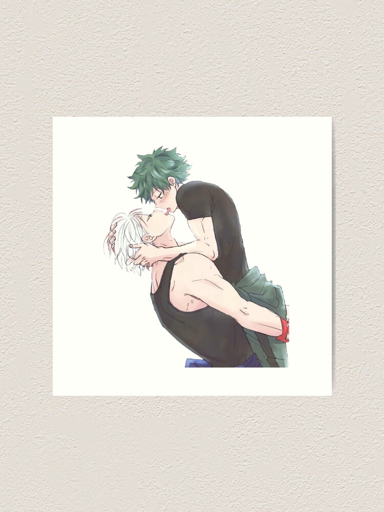Tododeku Anime Gay Yaoi Couple Art Print By Valentinagraphs Redbubble