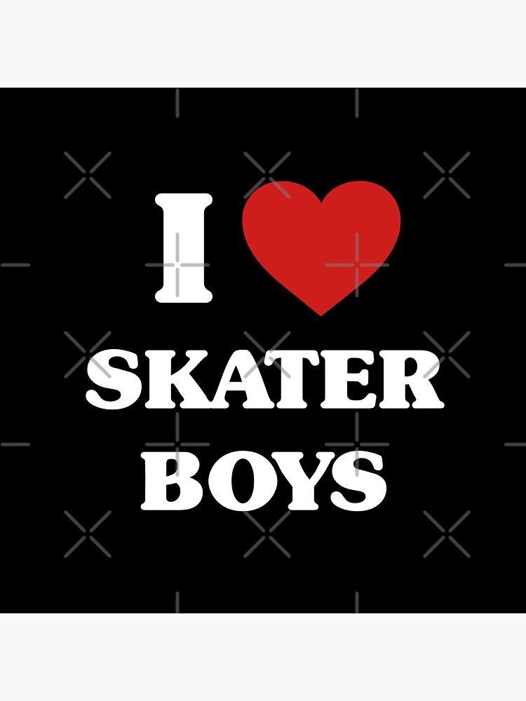 "I Love Skater Boys" Sticker for Sale by CyrelleLana | Redbubble