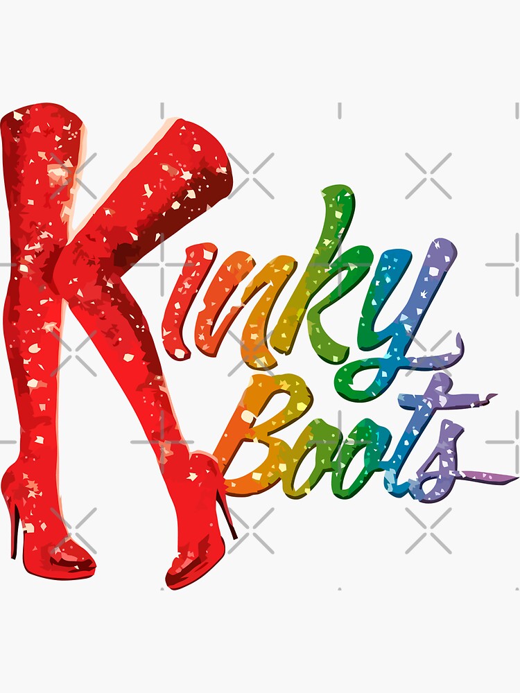 "Kinky Boots Pride Logo" Sticker for Sale by Leyzel | Redbubble