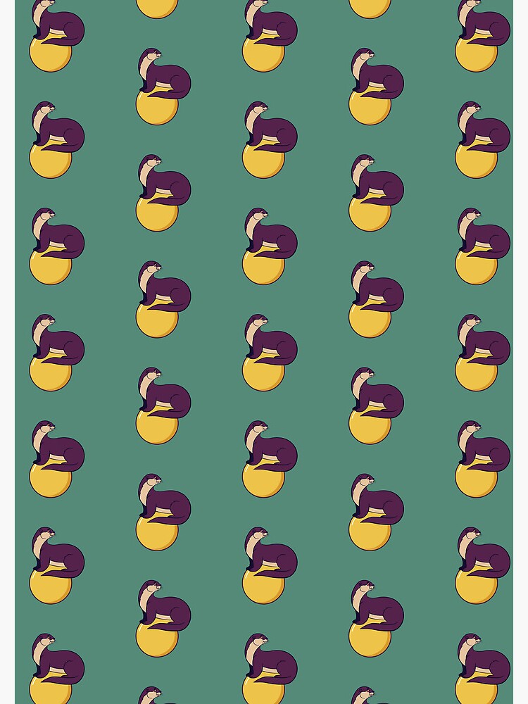 Cuaderno de espiral «Nutria de mar con globos: nutria linda que vuela ...