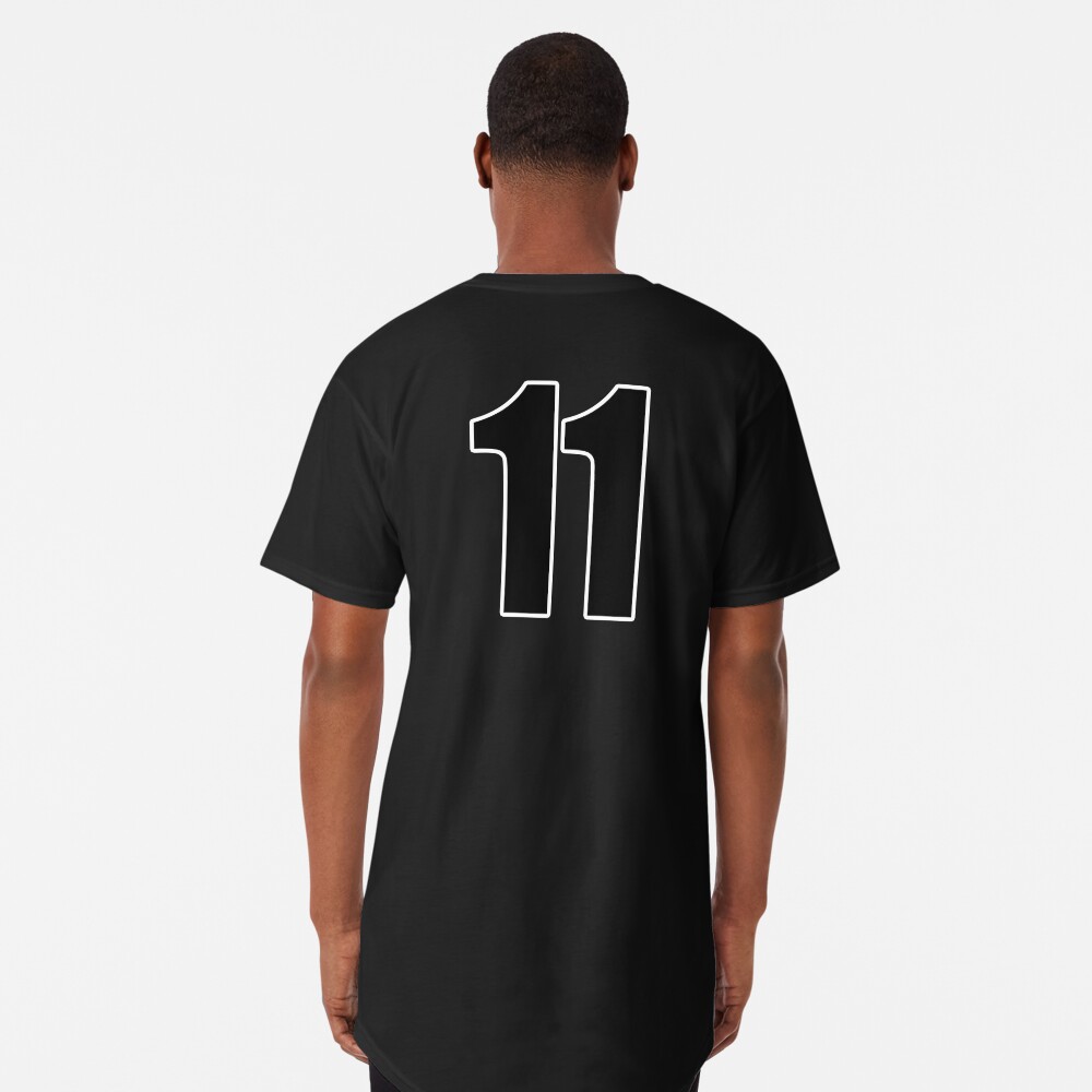"11 number number football" Sticker by GeogDesigns | Redbubble