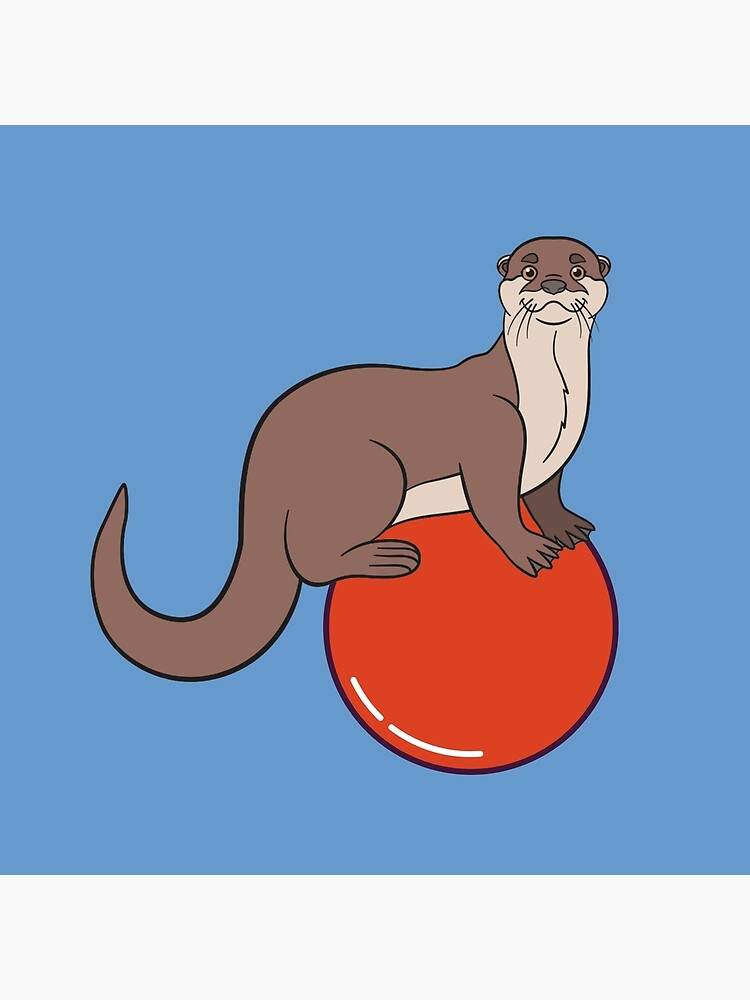 Póster «Globo de nutria de mar: eres mi mitad de nutria, una delicia de ...