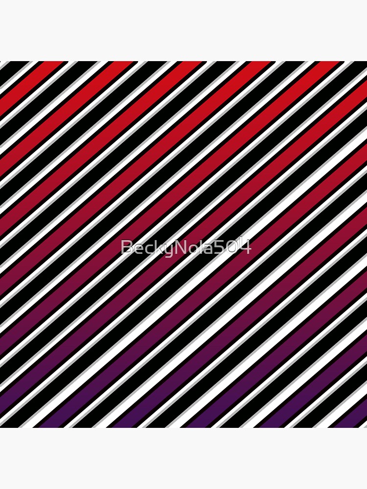 "Team Colors...red/purple black and white" Sticker for Sale by ...