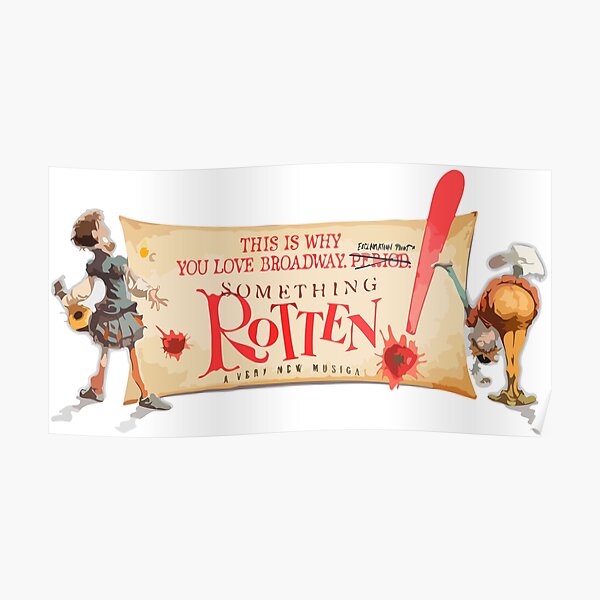 "something rotten logo" Poster by Leyzel | Redbubble