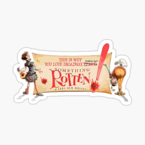 "something rotten logo" Sticker by Leyzel | Redbubble