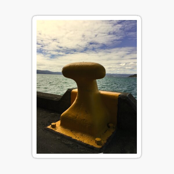 "Yellow Bollard" Sticker for Sale by urbanfragments | Redbubble