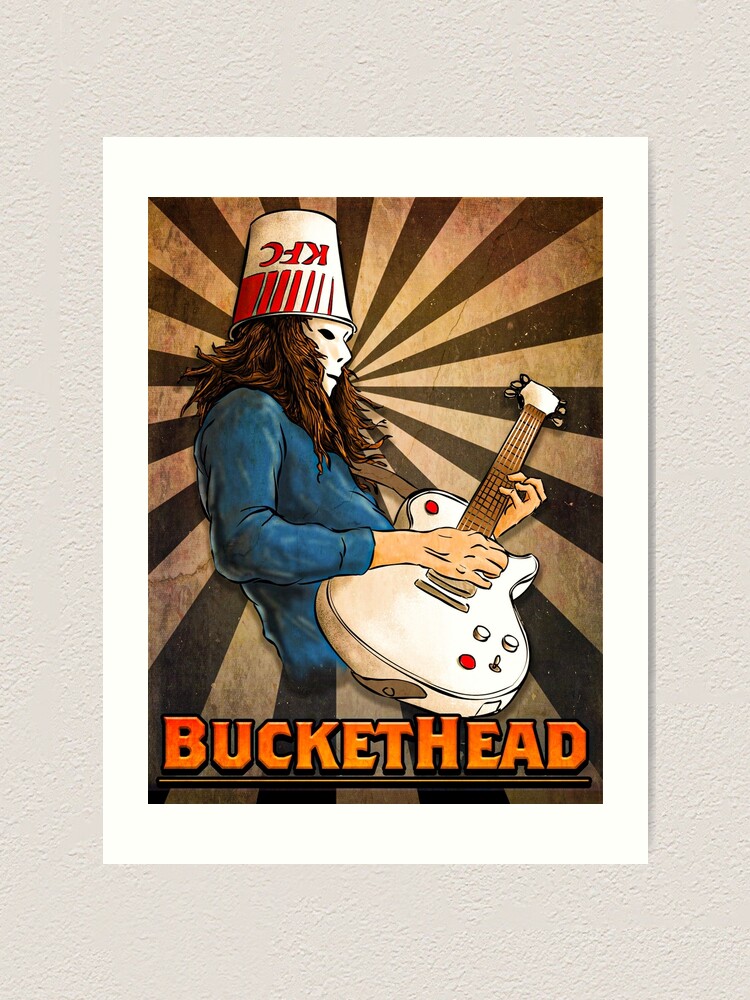 "BUCKETHEAD LOGO 2022 ATINCANTIK3" Art Print for Sale by arlmichae44 ...