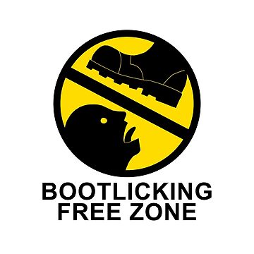 "Bootlicker " Sticker for Sale by FaustianDealz | Redbubble