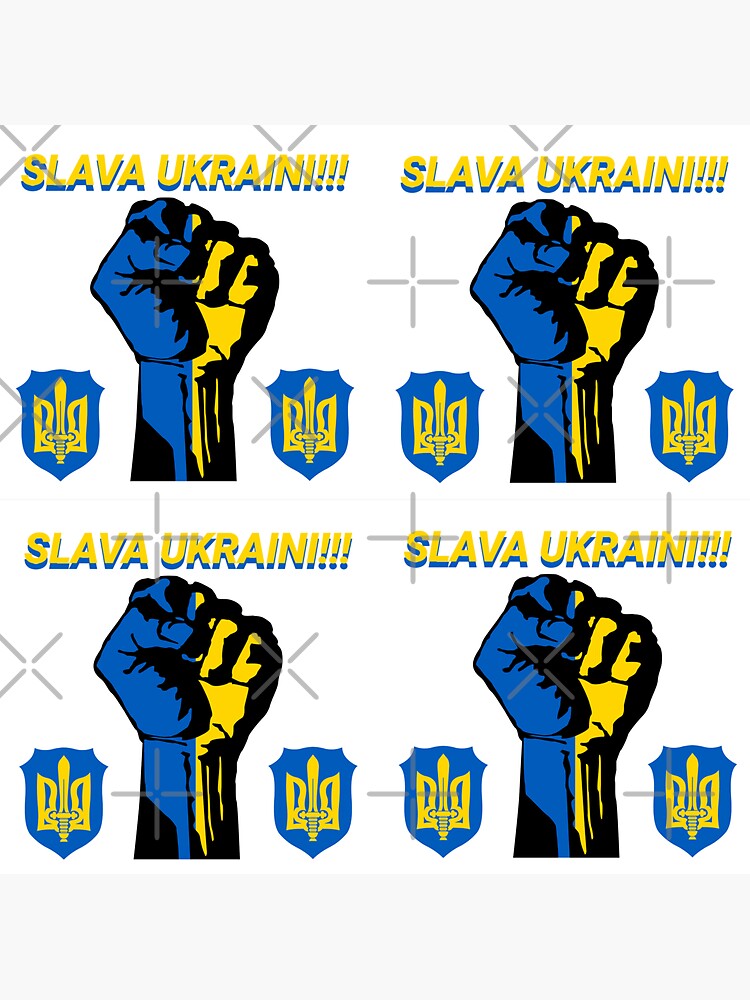 "slava ukraini" Sticker by SiulChelios | Redbubble