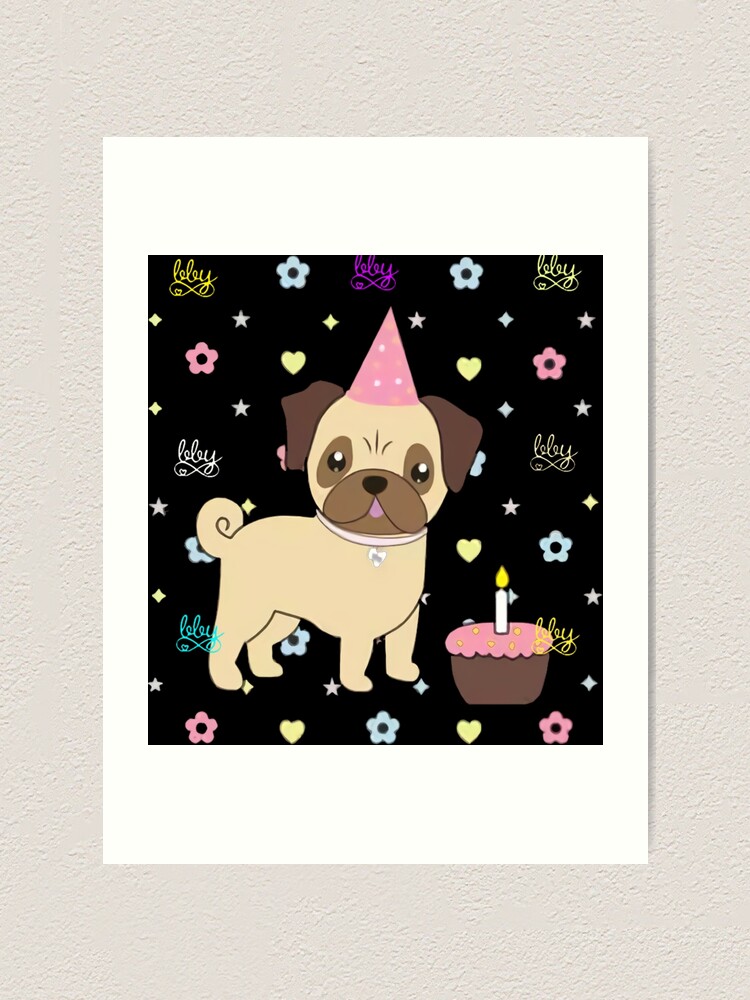 "Piper Rockelle Multi Butterly Merch Frank The Pug" Art Print for Sale ...