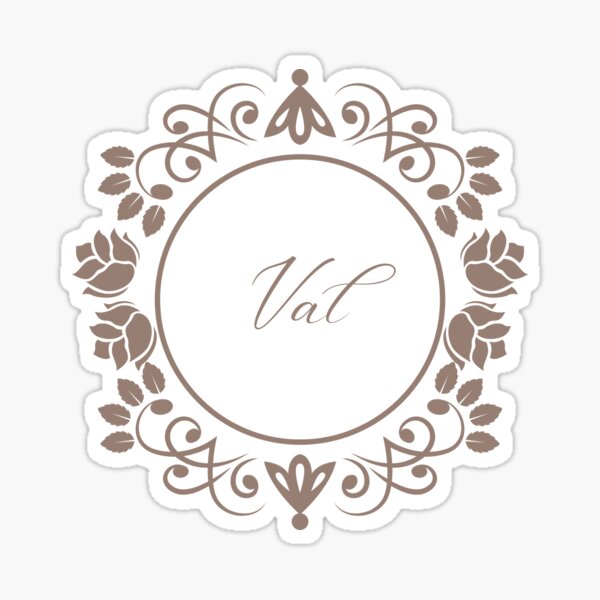 "Val" Sticker for Sale by jafio | Redbubble