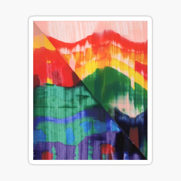 "Split" Sticker by TWOMORROW | Redbubble