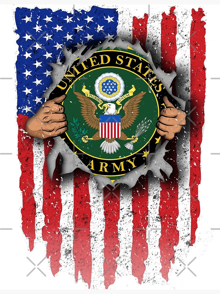 "Hands Ripping Through American Flag Showing US Army " Photographic ...
