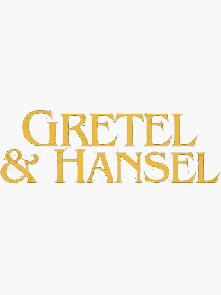 "Gretel And Hansel Logo" Sticker by jeffstrom34 | Redbubble