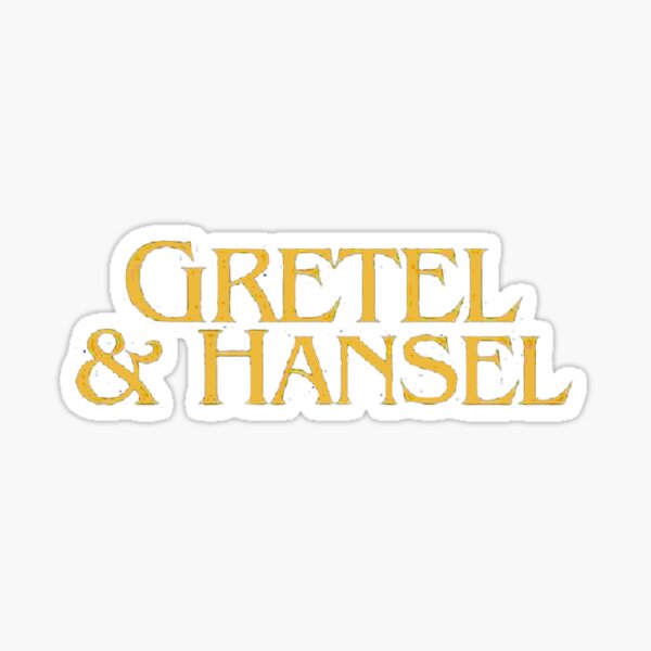 "Gretel And Hansel Logo" Sticker by jeffstrom34 | Redbubble