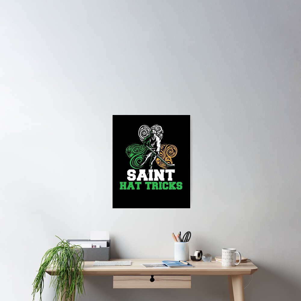 "Saint Hat tricks Clover" Poster for Sale by LittleDuckk | Redbubble