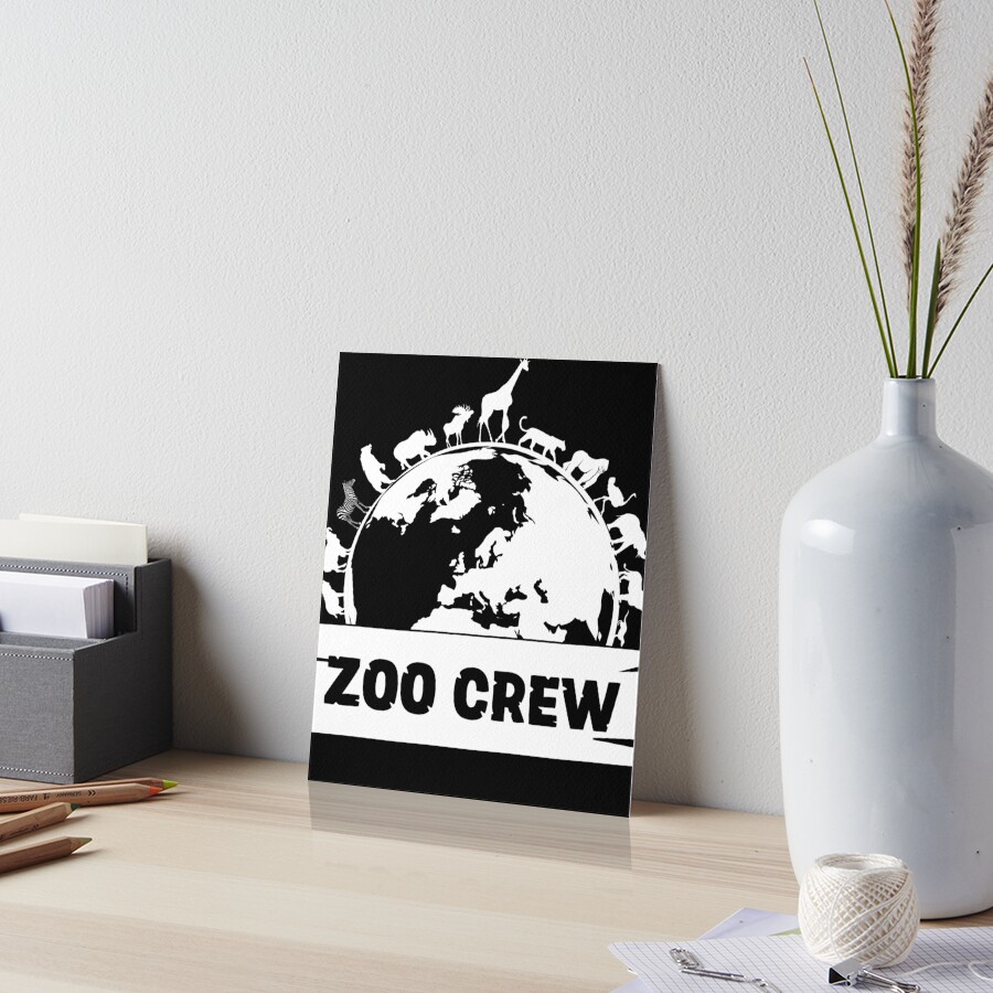 "Zoo Crew Safari Squad" Art Board Print by BestSpace | Redbubble