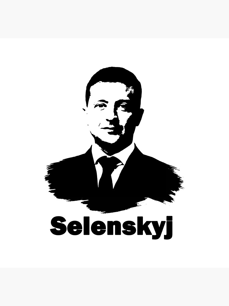 "Wolodymyr Selenskyj illustration" Poster by PoliVault | Redbubble