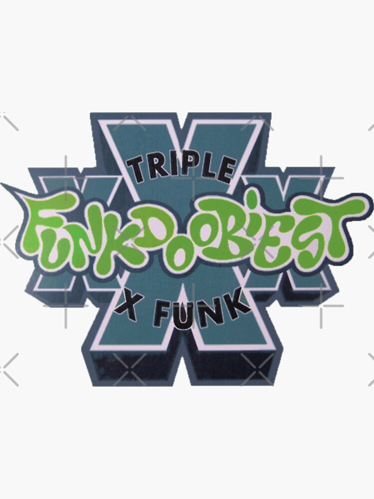 "Triple X Funk Vintage Funkdoobiest 90's Hip Hop " Sticker for Sale by ...