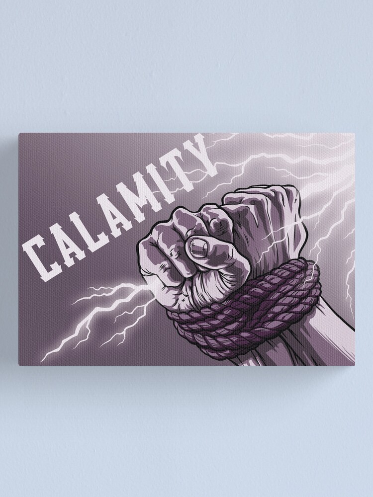 "Calamity Lightning Logo" Canvas Print for Sale by TwistedTangent ...