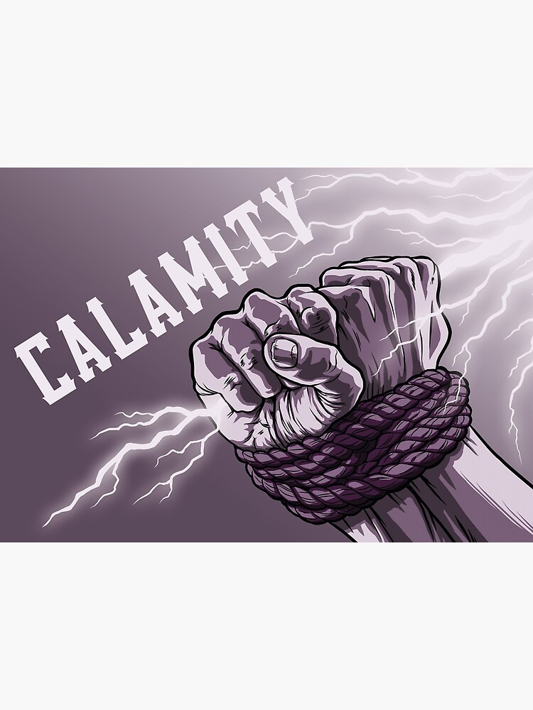 "Calamity Lightning Logo" Poster by TwistedTangent | Redbubble