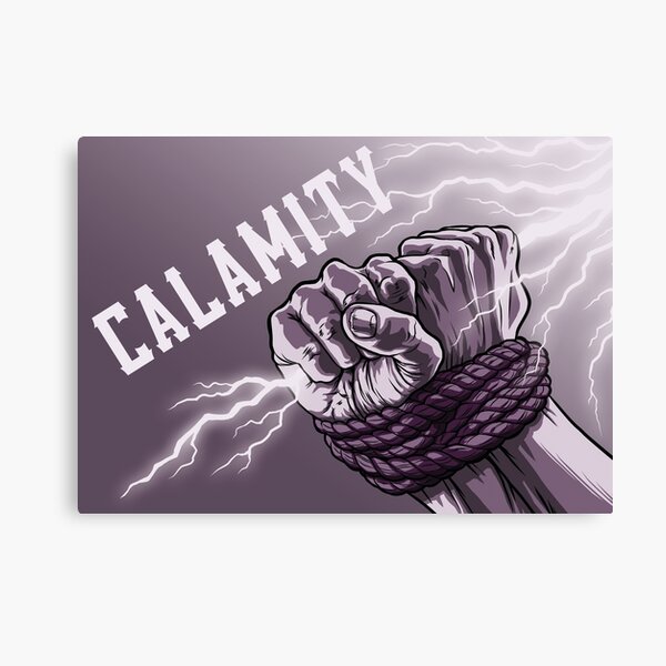 "Calamity Lightning Logo" Canvas Print for Sale by TwistedTangent ...
