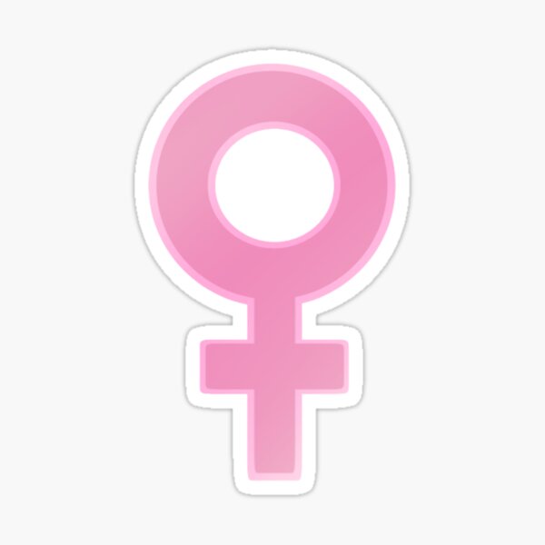 "Female symbol" Sticker by rileymekarski06 | Redbubble