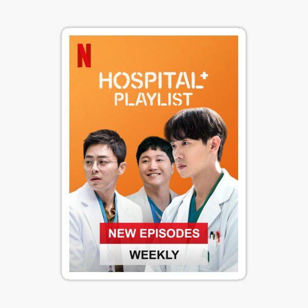 "Hospital Playlist" Sticker by SaraShop9 | Redbubble