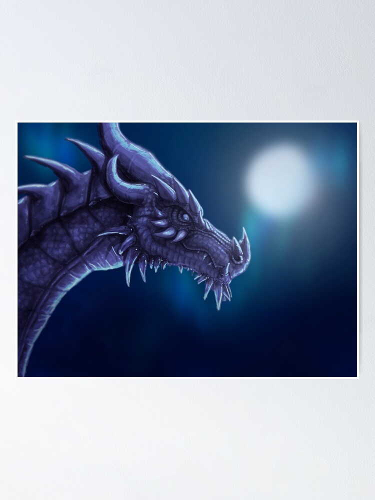 "Paarthurnax" Poster by BlazeTFD | Redbubble