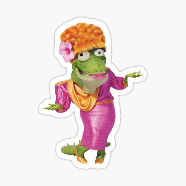 "Miss crawly from sing 2 movie" Sticker by abdo-ftouhi | Redbubble