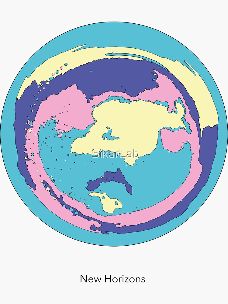 "New_Horizons_(05)" Sticker by SikarLab | Redbubble