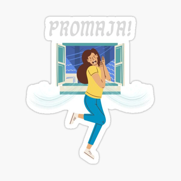 "Promaja ubija" Sticker by Pictonom | Redbubble