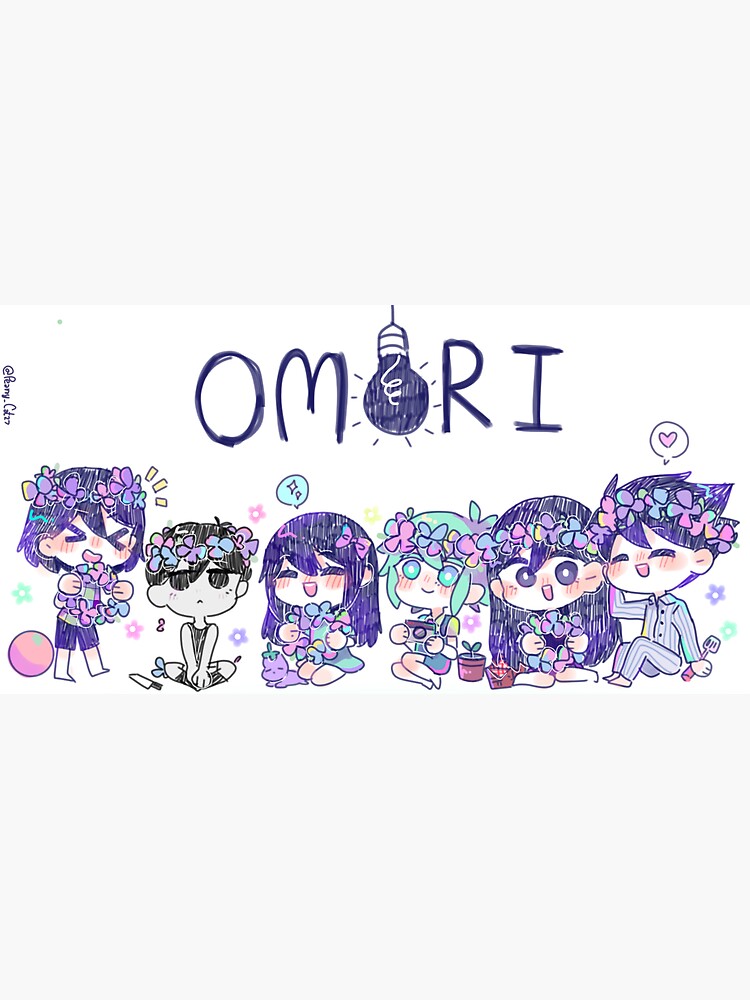 "Omori" Sticker for Sale by Hamzahiddou | Redbubble