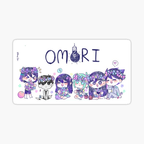 "Omori" Sticker for Sale by Hamzahiddou | Redbubble