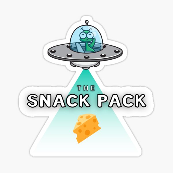 "The Snack Pack" Sticker by lpstylesbooks | Redbubble