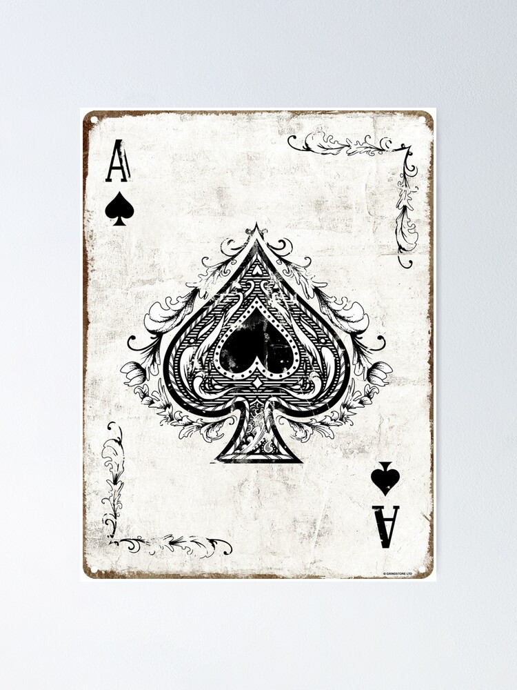 "Ace of Spades" Poster for Sale by Wyzewyrds | Redbubble