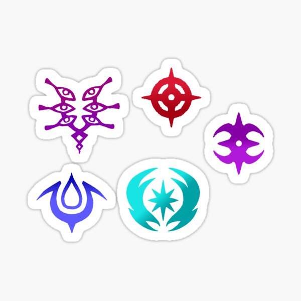 "FEA and FEF mark set" Sticker by JosipaKumori | Redbubble