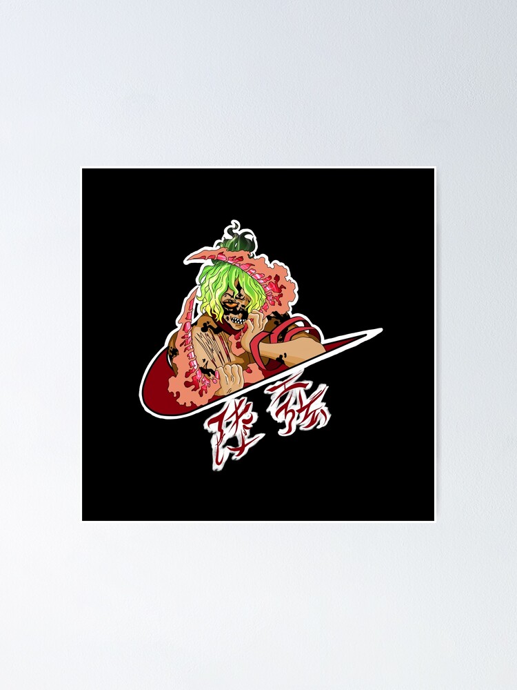 "Upper moon six Gyutaro logo" Poster by Aliriyus | Redbubble