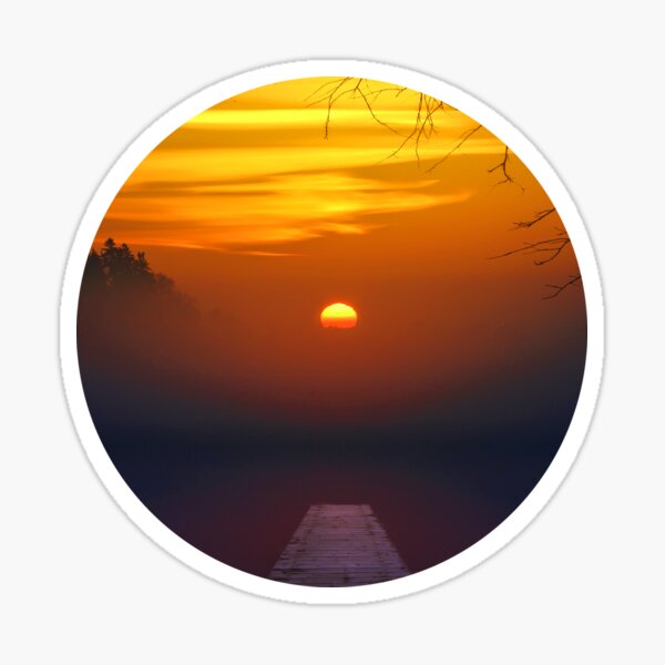 "Beach Sunset" Sticker by PostersStickers | Redbubble