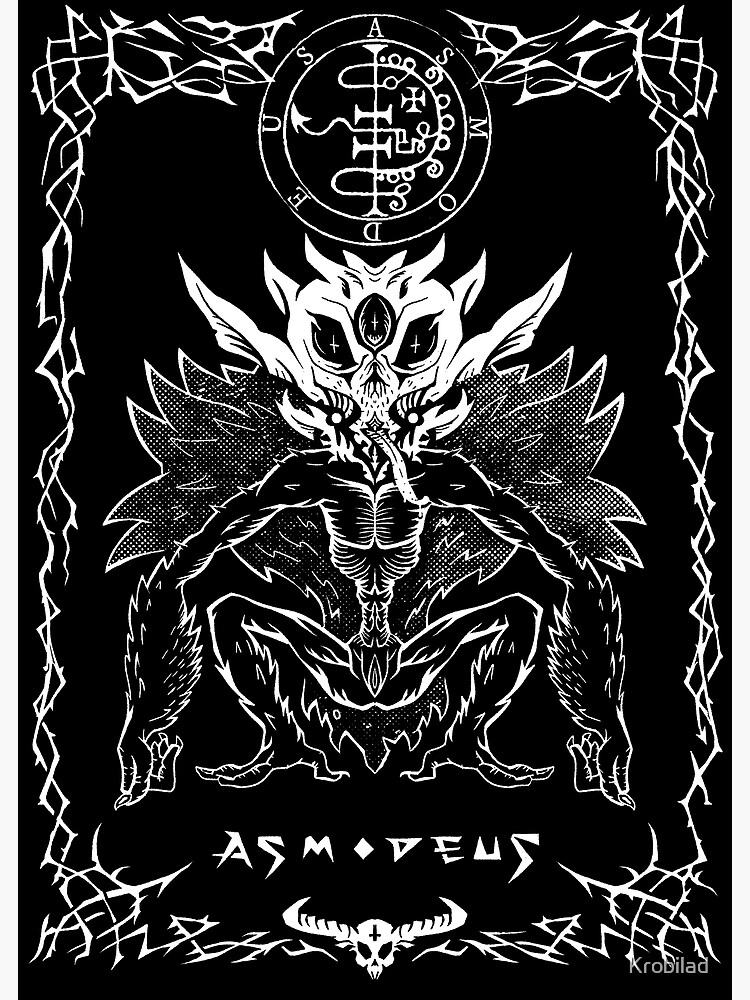 "ASMODEUS" Poster for Sale by Krobilad | Redbubble