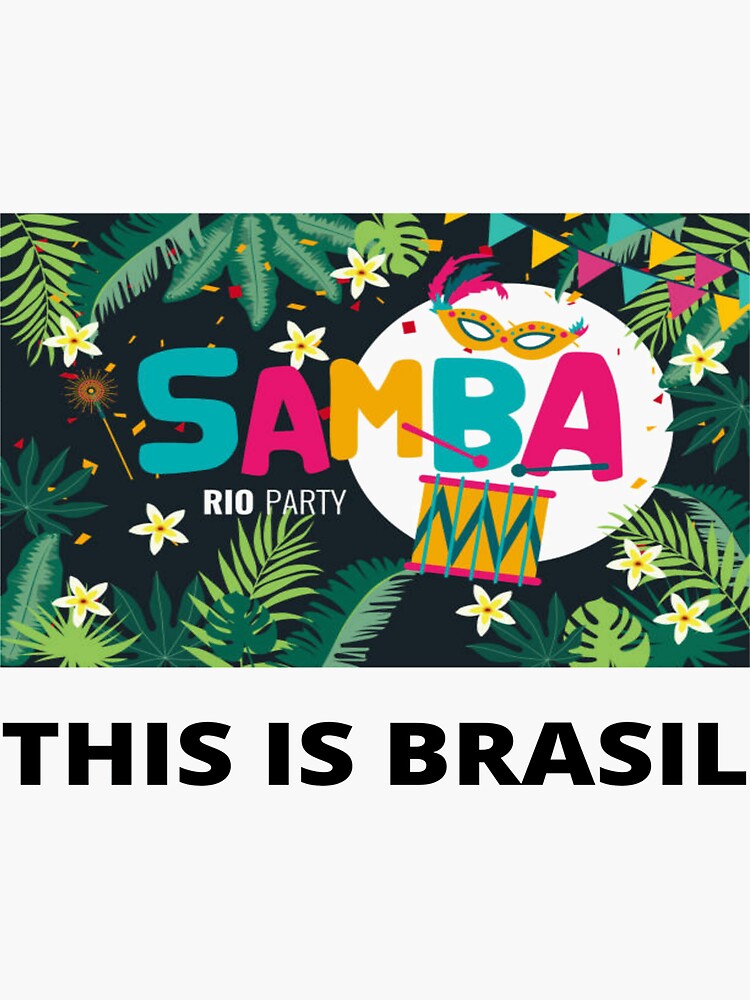 "SAMBA" Sticker for Sale by Samitalshop87 | Redbubble