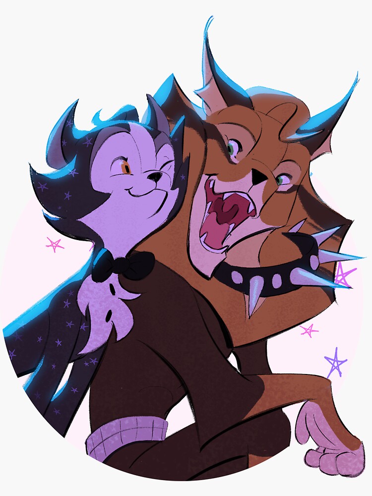 "CATS Tuggoffelees Blue" Sticker for Sale by OggysonArt | Redbubble