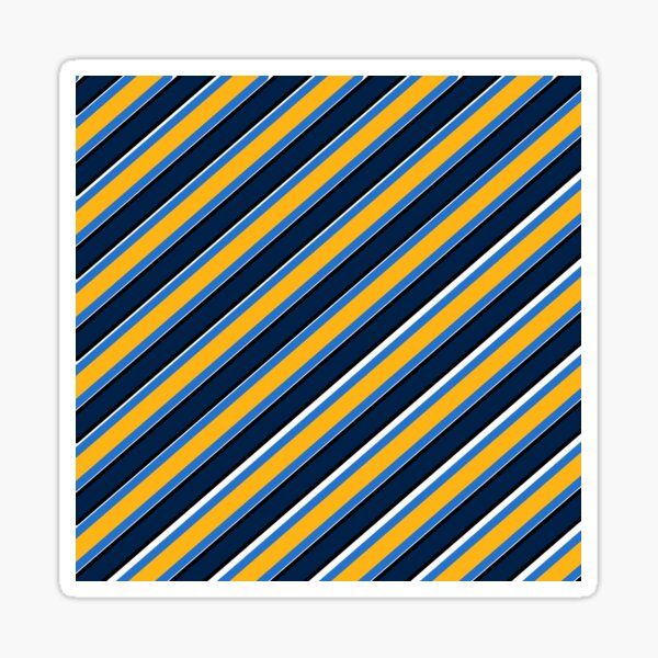 "Team Colors....Blue(navy), blue( light), yellow and white" Sticker by ...