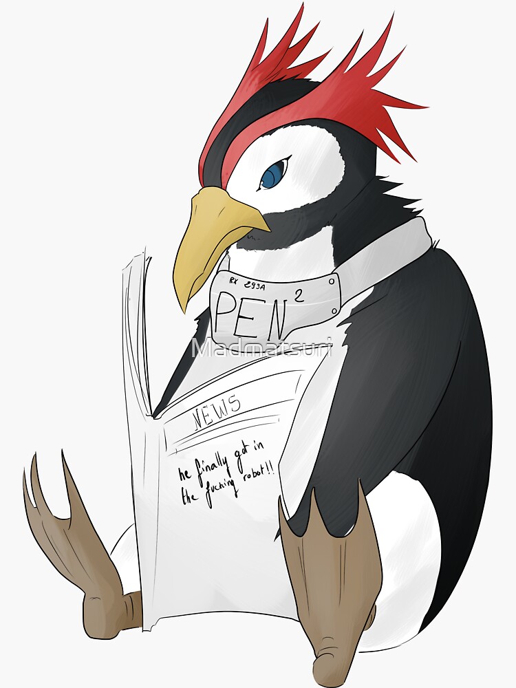 "Pen²" Sticker for Sale by Madmatsuri | Redbubble