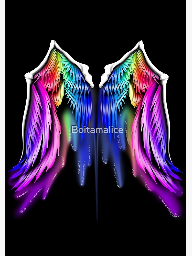 "angel fly" Poster for Sale by Boitamalice | Redbubble
