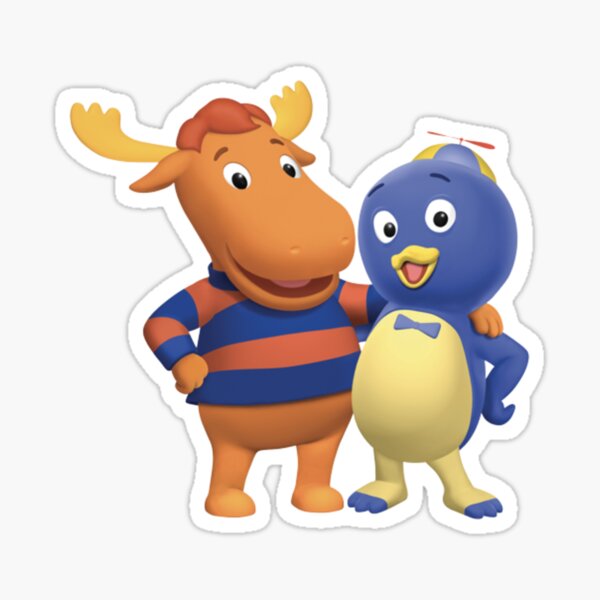 "Pablo and Tyrone Backyardigans FRIENDS" Sticker by StudioSenku | Redbubble