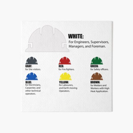 "Color-codes for helmets, FunSubstance " Art Board Print by faqihanaeem12 | Redbubble