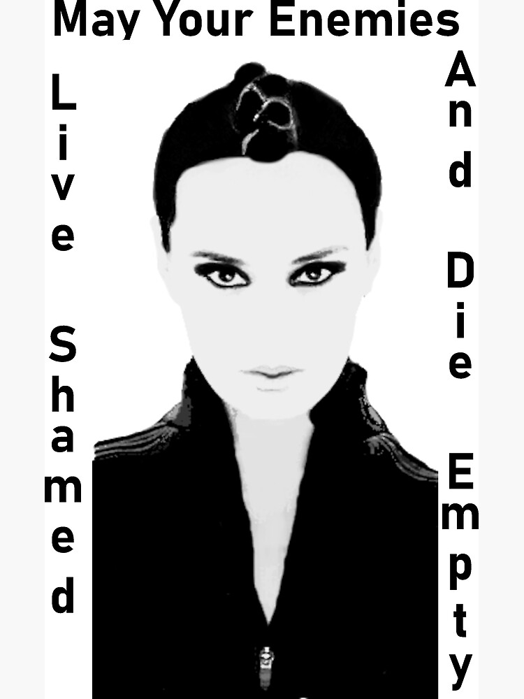 "Live Shamed, and Die Empty" Art Print for Sale by TheWitchsWolf ...
