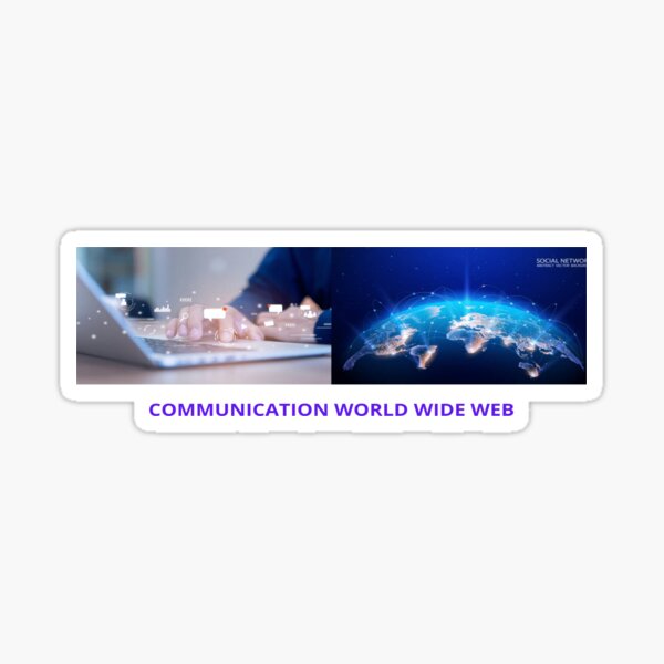 "COMMUNICATION" Sticker by Samitalshop87 | Redbubble