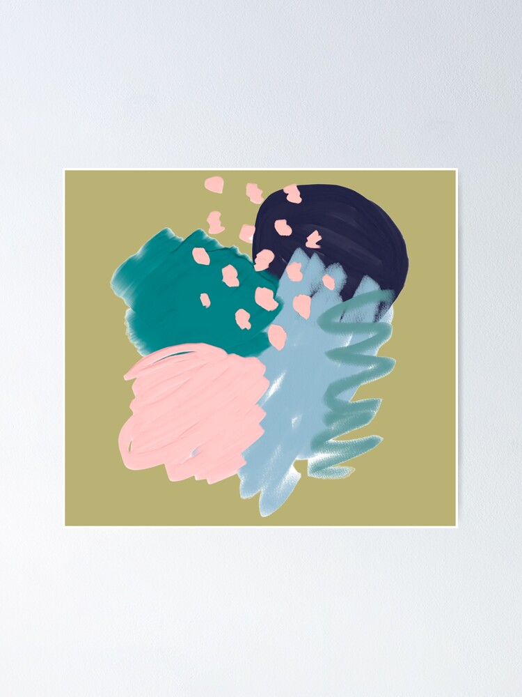 "paint smear" Poster for Sale by Kris-Den | Redbubble
